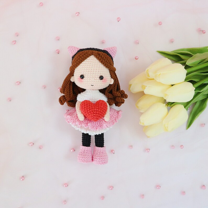 Amy Doll Crochet Pattern. Amigurumi Crochet Pattern. Doll | Etsy