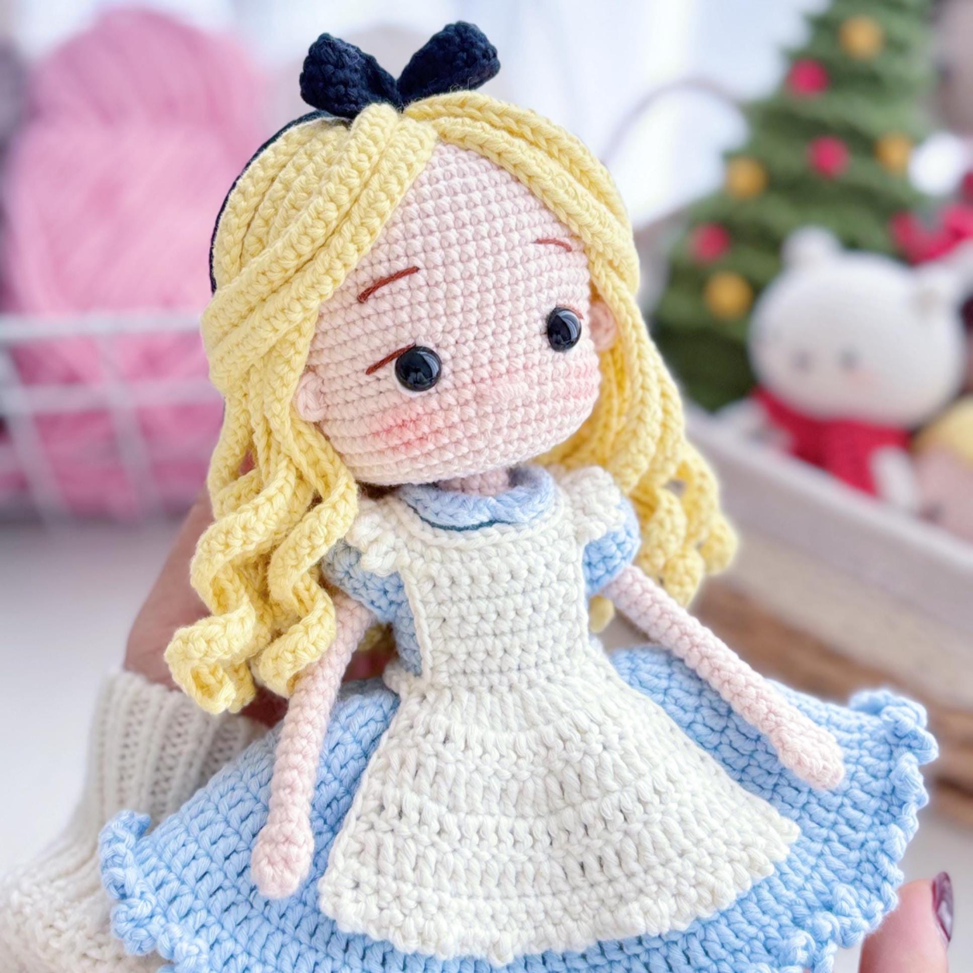 Alice Doll Crochet Pattern. Amigurumi Crochet PDF Pattern. Doll. Doll ...