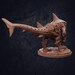 Sharkasaurus Monster Dragon Trappers Lodge 3D Printed Resin Miniature ...
