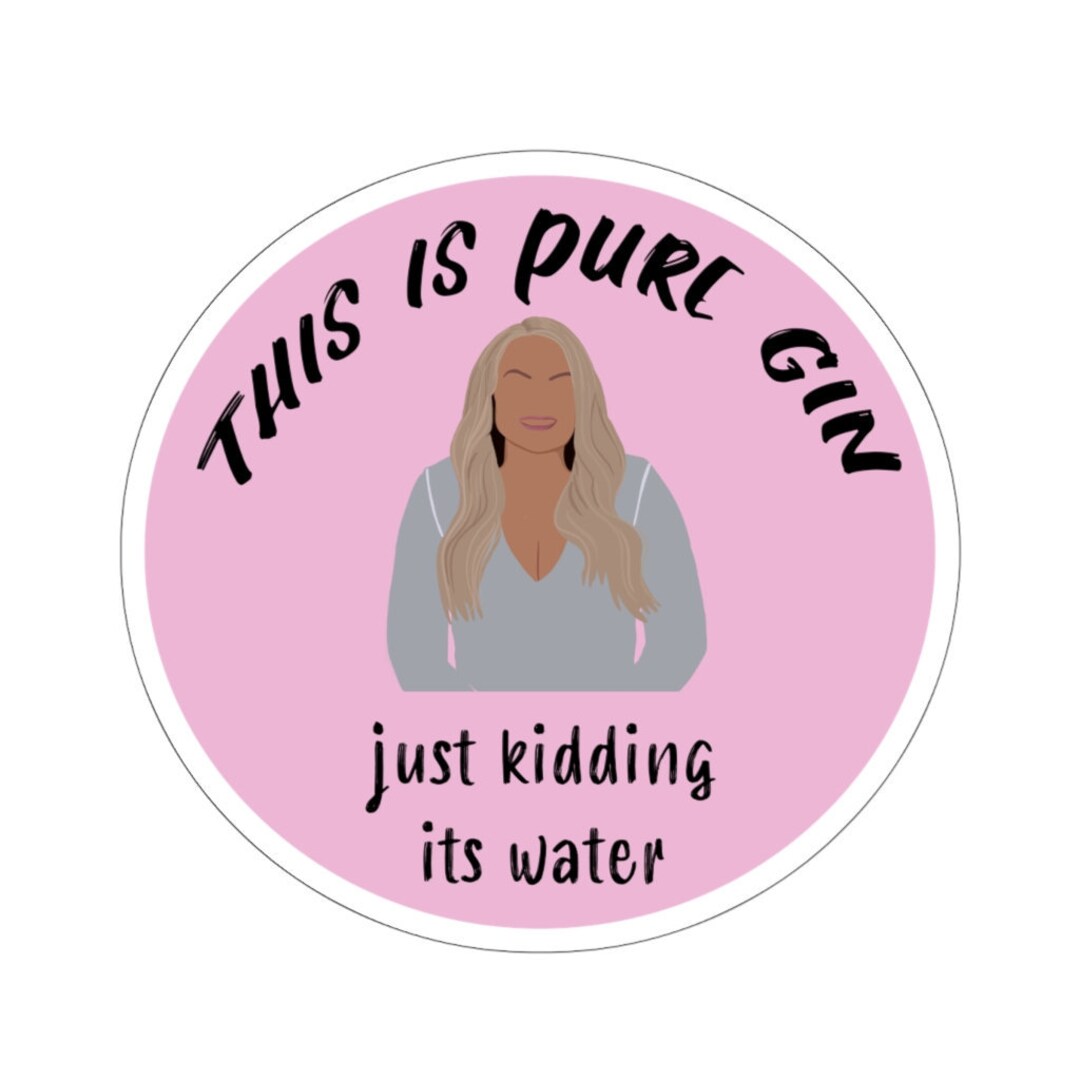 Pure Gin Sticker - Etsy
