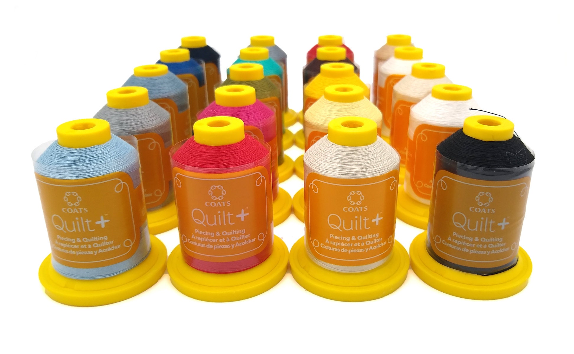 Coats Quilting Thread Box (V30) - 20 Assorted Mini King Spools ...