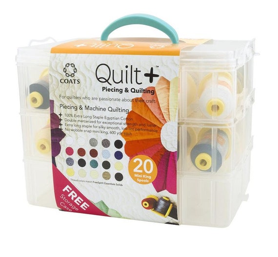 Coats Quilting Thread Box V30 20 Assorted Mini King Spools | Etsy