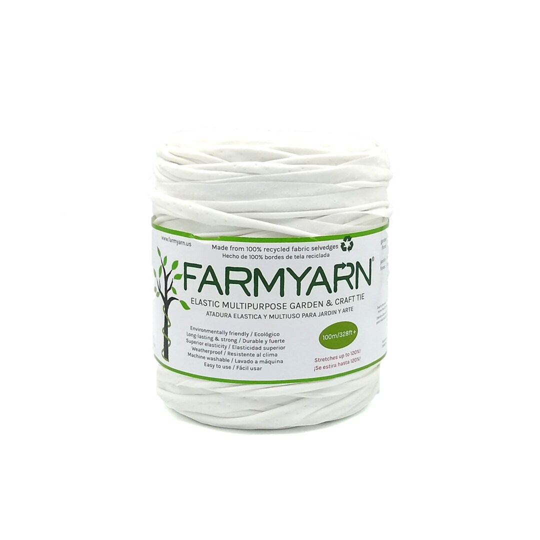 FARMYARN® 100% Recycled Elastic Fabric Twine - Garden, Craft, Home ...
