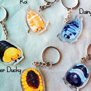 Isopod Acrylic Keychains - Etsy