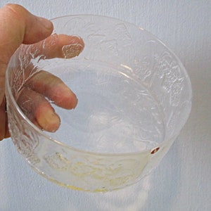 Iittala Marja Pattern Glass Bowl , Vintage Scandinavian Glass,vintage ...