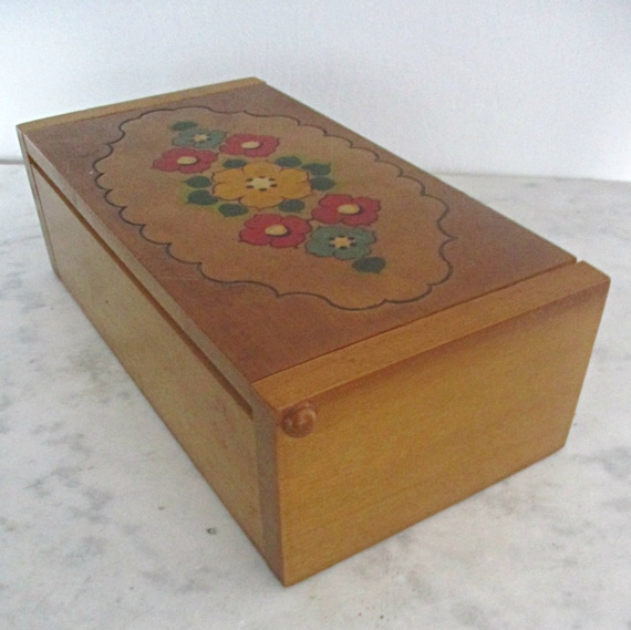 Russian Jewelry box, wooden jewelry box, Russian trin… - Gem