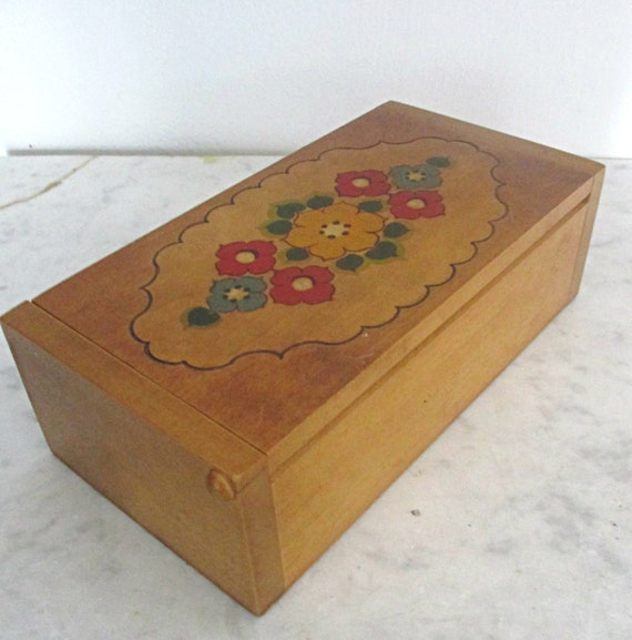 Russian Jewelry box, wooden jewelry box, Russian trin… - Gem