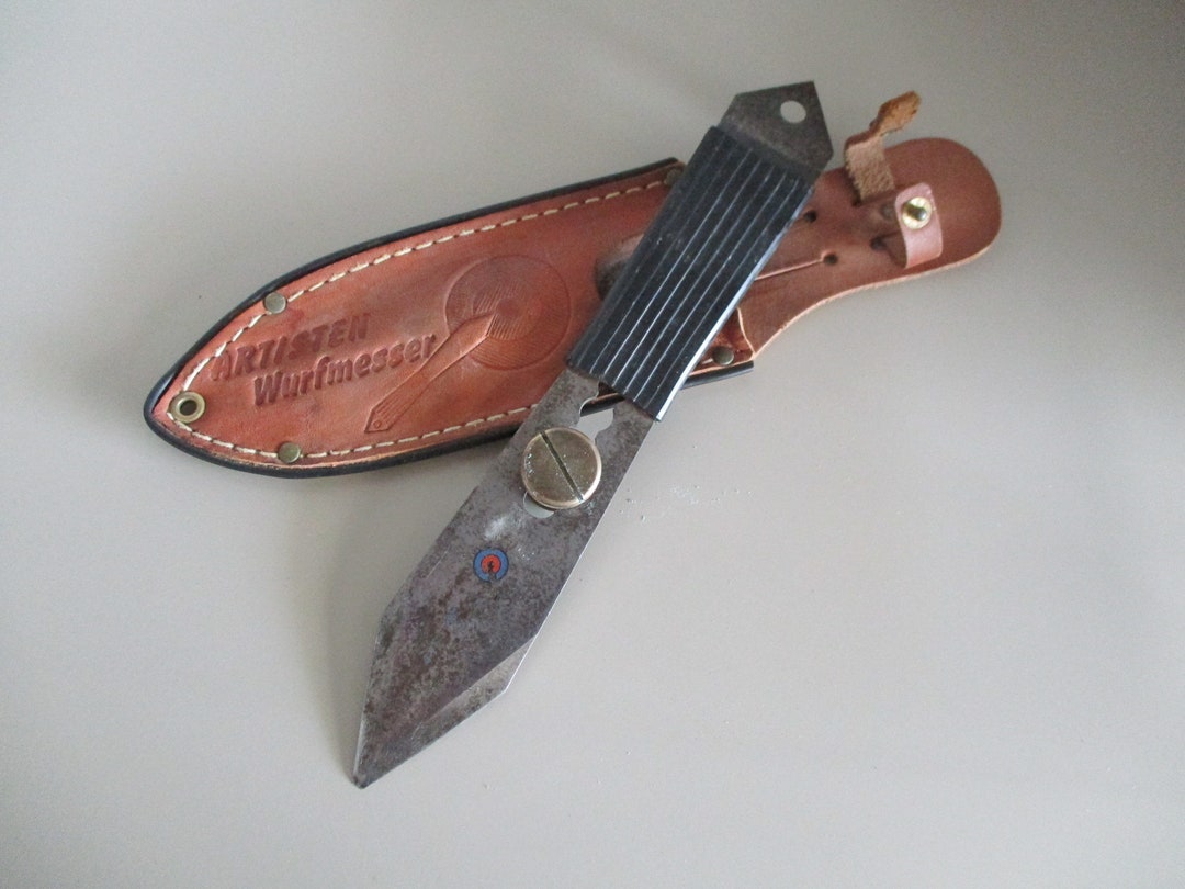 Artisten Wurfmesser Knife , Vintage Throwing Knife , German Throw Knife ...