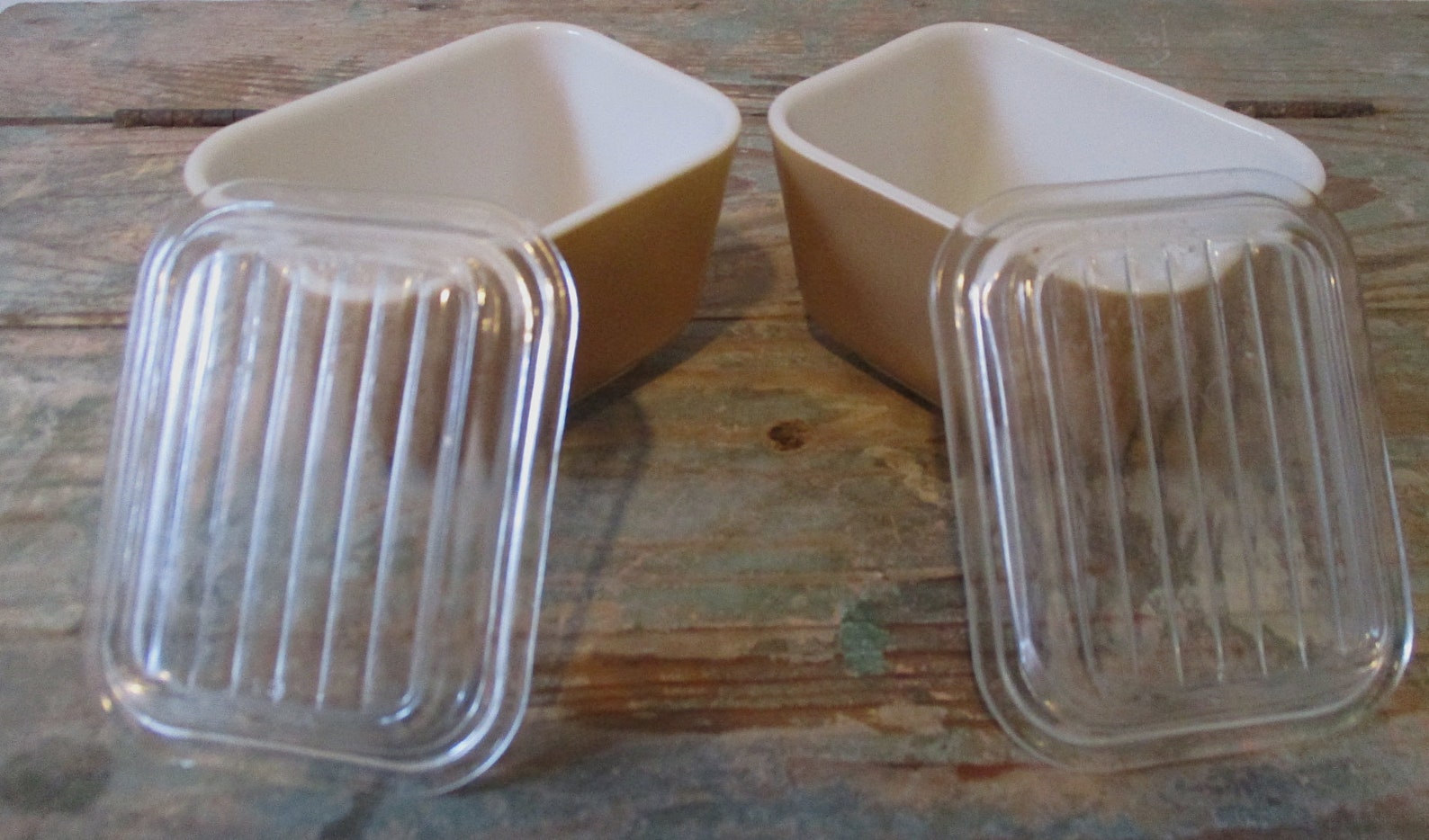 PYREX Refrigerator Dishes 501 B With Lids , Vintage Pyrex , PYREX ...