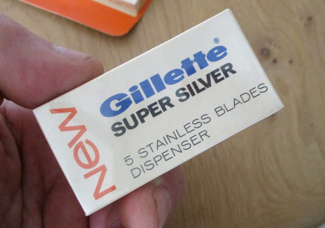 Gillette Super Silver Safety Razor Blade Lot, 15 Packs of Gillette ...