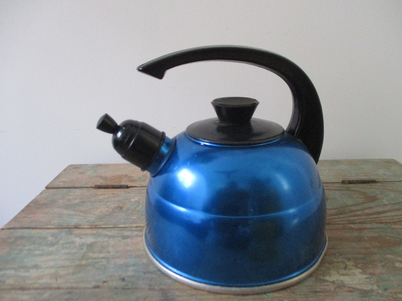 Vintage Blue Kettle Vintage Kettle stove Top Kettle Blue - Etsy