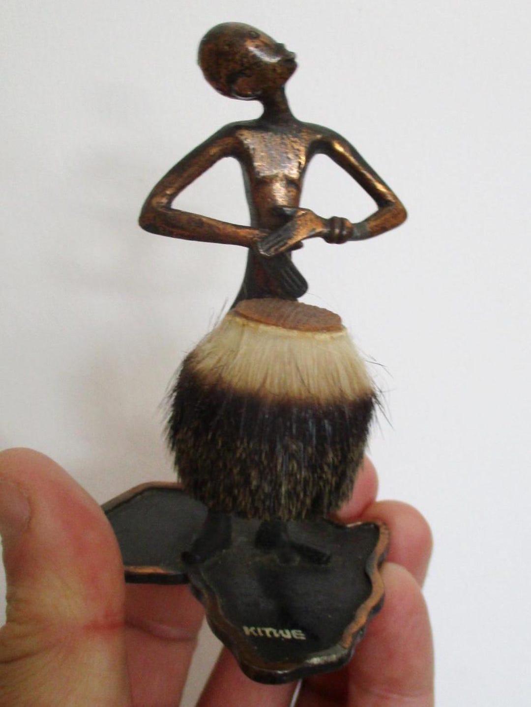 African Brass Drummer Man Sculpture Figurine ,hagenauer Style African ...