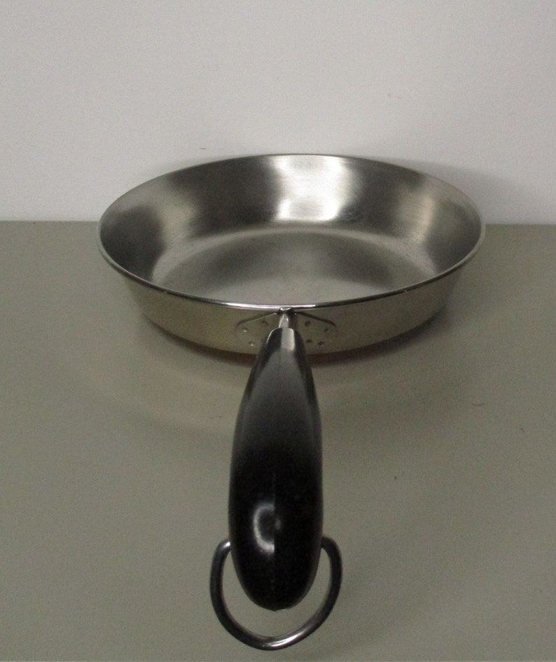 Revere Ware Copper Clad Bottom 7 Inch Skillet Frying - Etsy