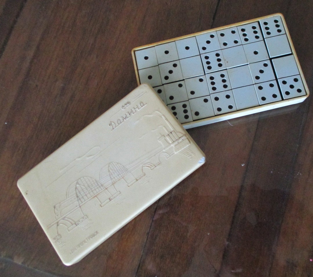 Soviet Dominoes Game, Russian Tile Game, Russian Dominoes Set, Tile ...
