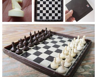 Magnetic Mini Chess Set - Etsy