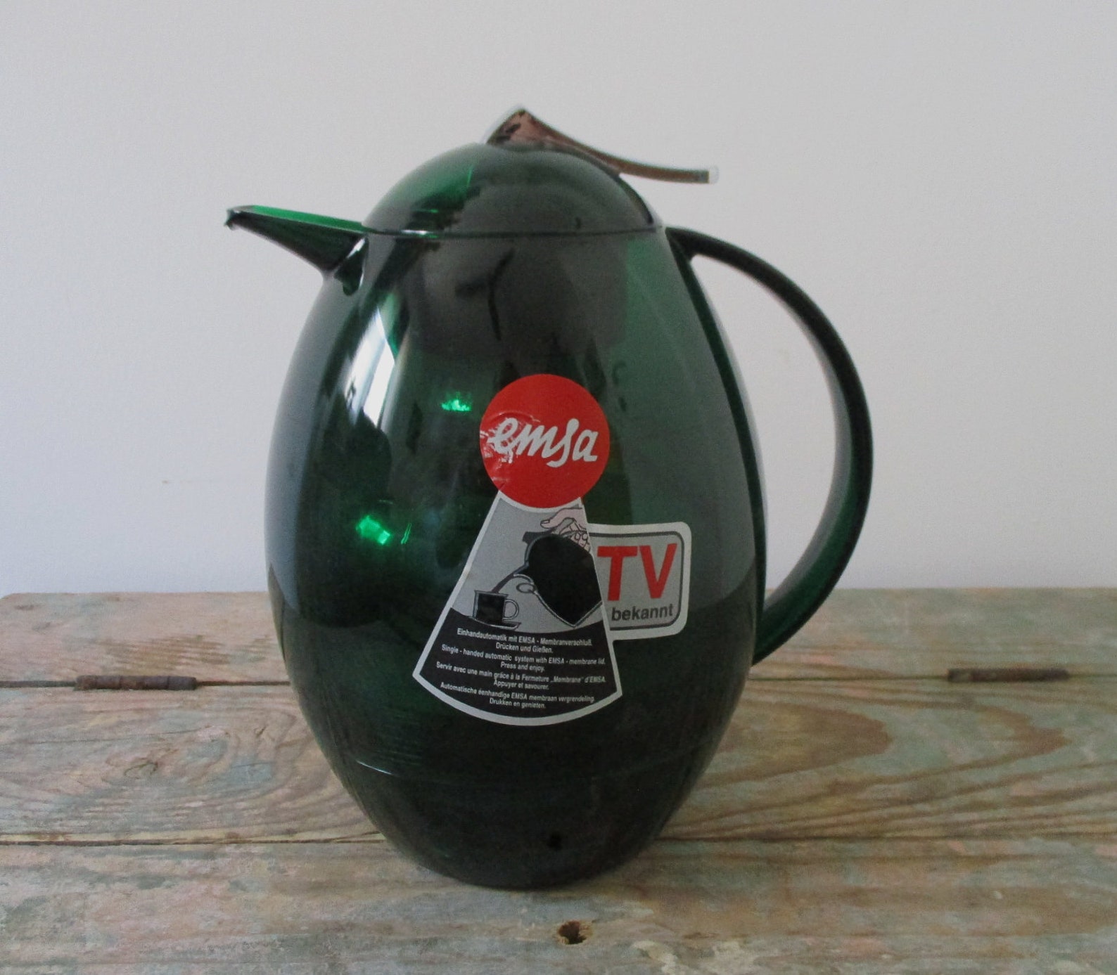 Emsa Melody coffee flask. Emsa thermos Serving jug. Vintage Emsa pop ...