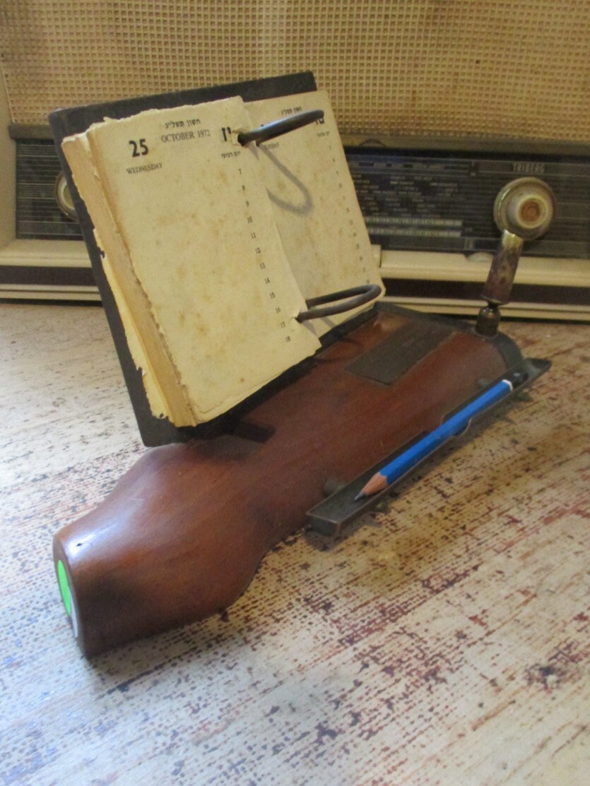 Rifle Butt Desk Set ,rifle Butt Desk Set,israel Army Rifle Desk Set ...