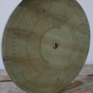 Quick Firing Gun Range Table ,WW2 British Navy Q.F Gun Range Table,ww2 ...