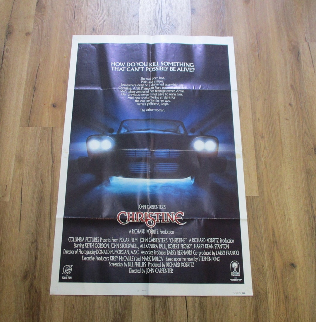 Christine Movie Poster , Vintage Poster, Movie Lover Gift, Film Poster ...