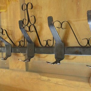 Coat Rack , Black Steel Lace Coat Rack , 70s Mirror , Steel Framed Hat ...