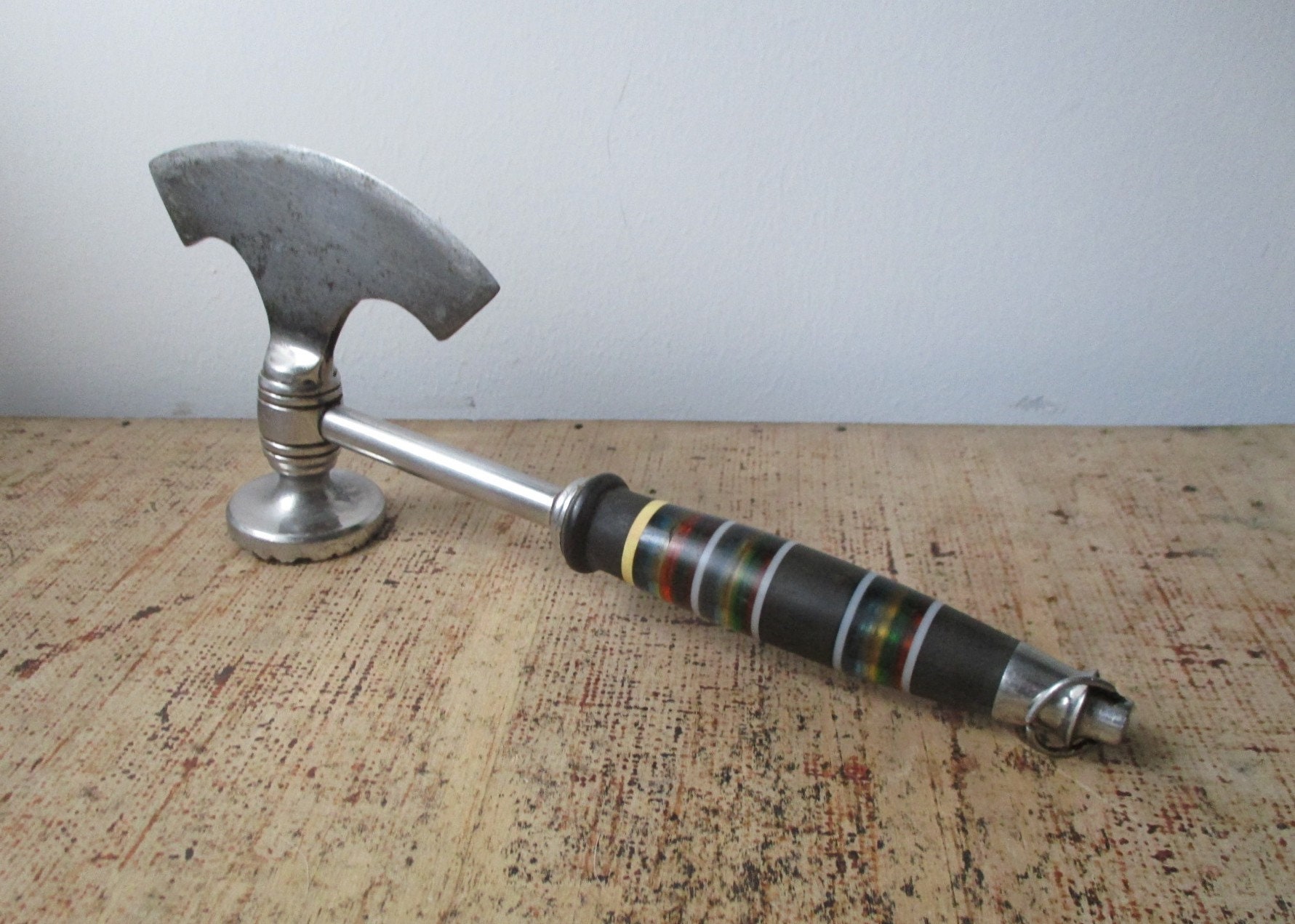 Meat Cleaver Axe Meat Tenderizer Soviet Forged Solid Steel - Etsy
