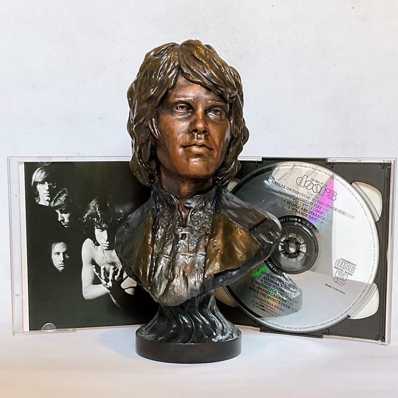 Jim Morrison Bust Figure Sculpture - Etsy