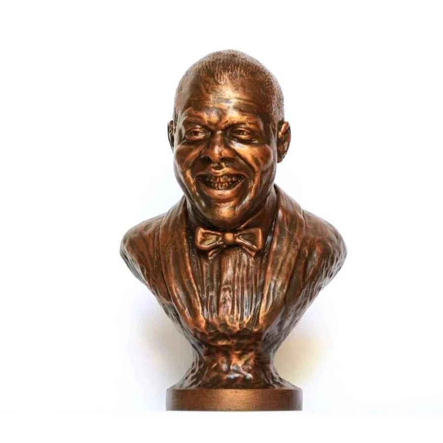 Louis Armstrong Satchmo Bust Sculpture Figure | Etsy