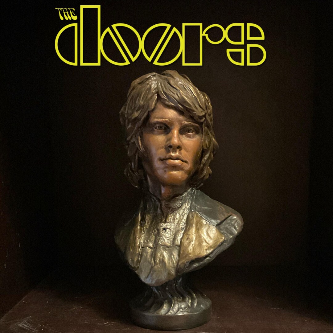 Jim Morrison Bust Figure Sculpture - Etsy