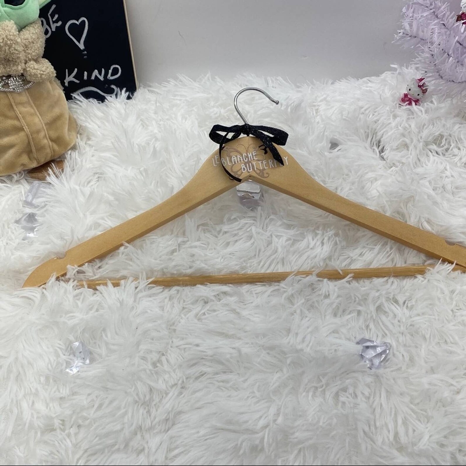 Personalized Branding Wood Hangers W/ Closet or IG Handle Logo - Etsy