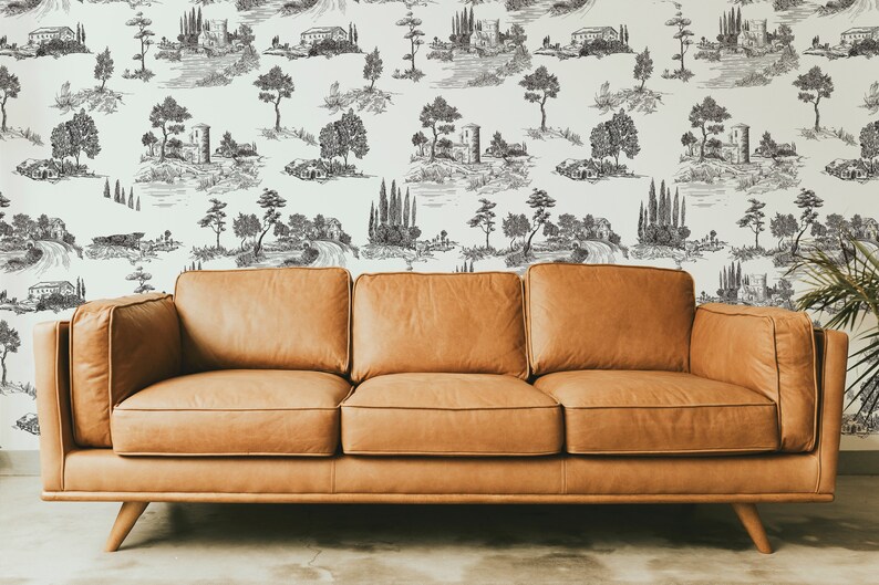 Italian Countryside Mural Peel and Stick Removable Decal - Etsy