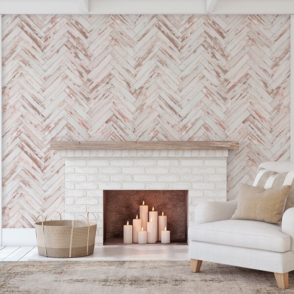 Herringbone Wood Wall Art - Etsy