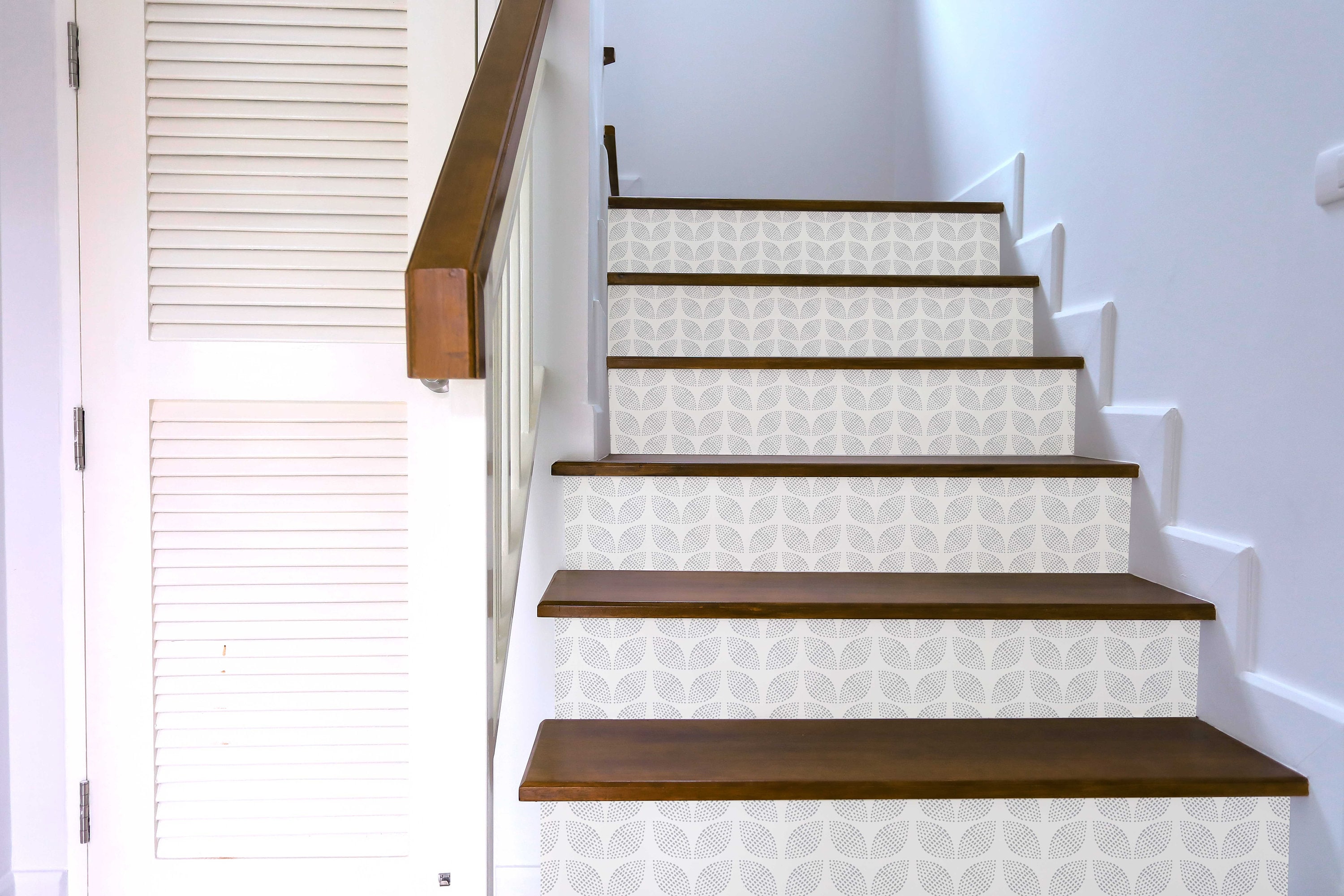Dotted Leaves Stair Riser Decals Vinyl Strips Minimalist - Etsy