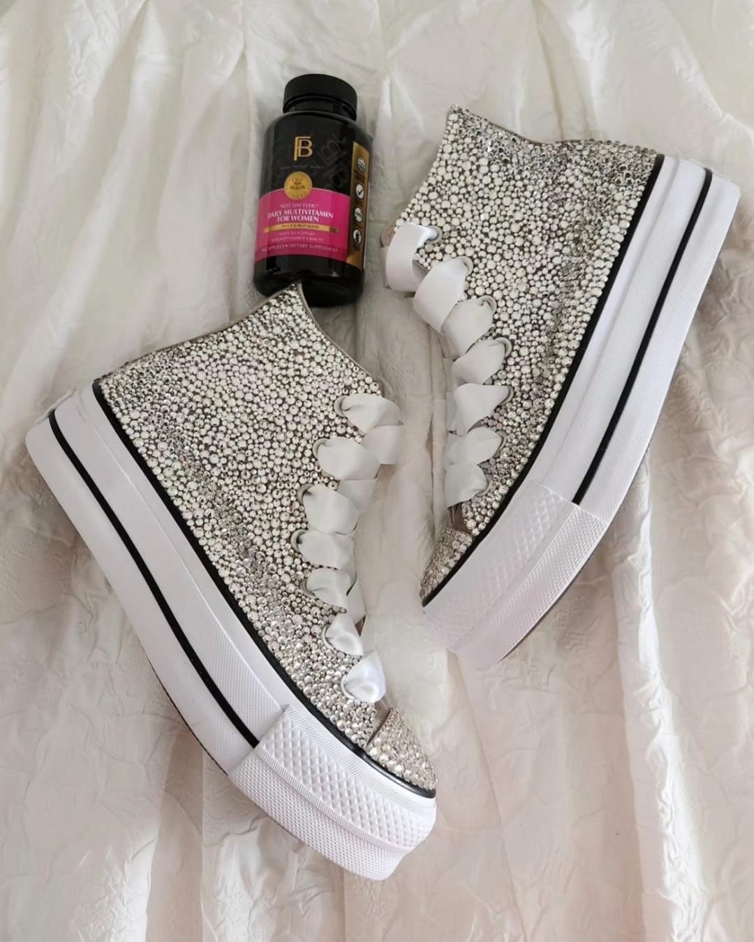 Bling Converse, Birthday Converse, Chucks Swarovsk I, Wedding Converse ...