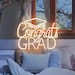 Neon Sign Custom Congrats Grad Neon Sign neon Sign Bar - Etsy
