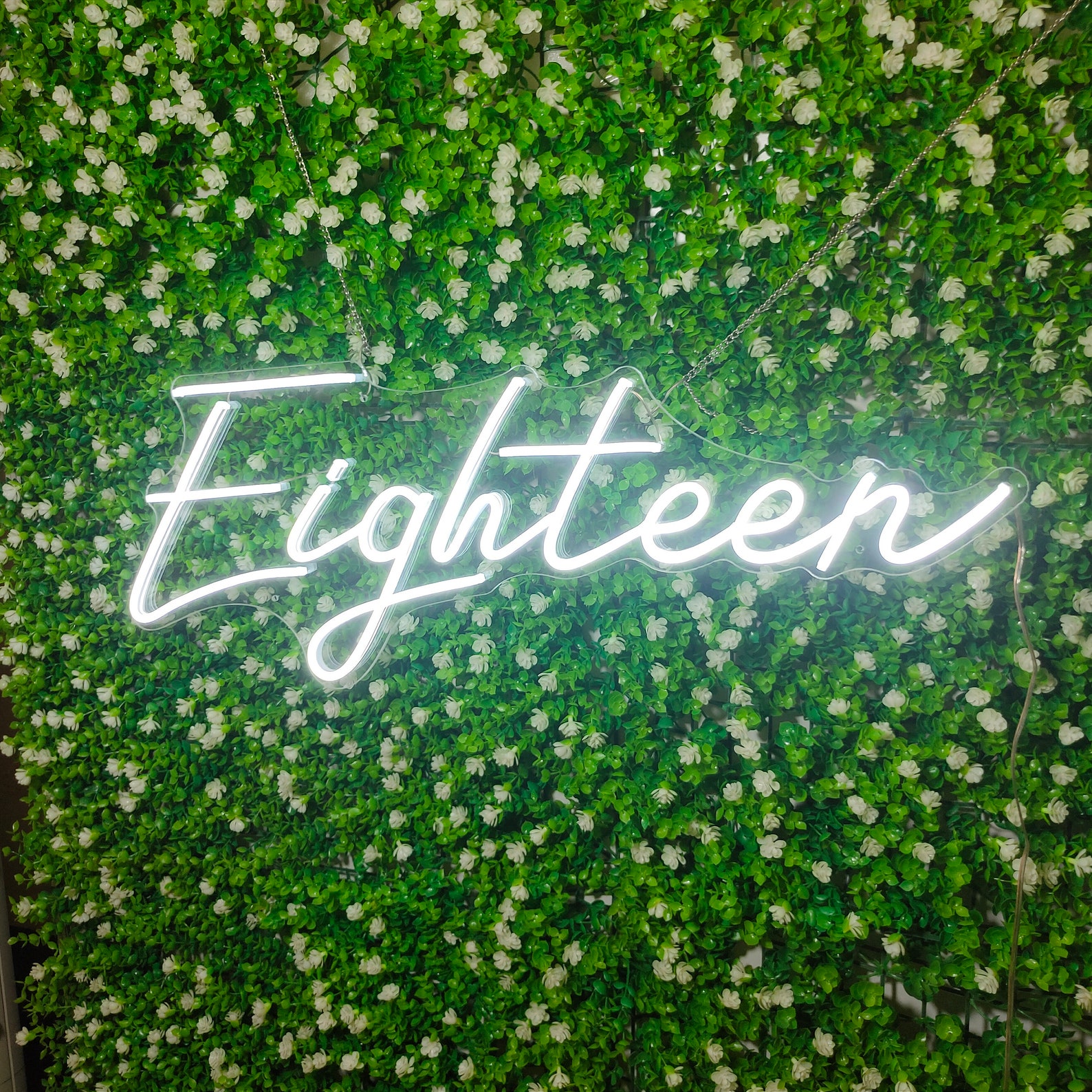 Custom Neon Sign 18 Eighteen Neon Flex Sign Night Lights | Etsy