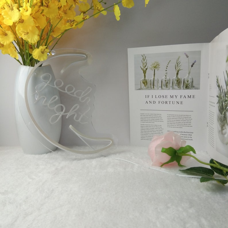 Custom Neon Sign Neon Desk Sign Sweet Dreams Neon Name - Etsy