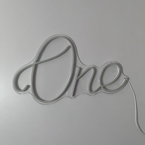 Neon Sign Custom | One Neon Sign Led| 1st Birthday Neon Sign | Baby ...