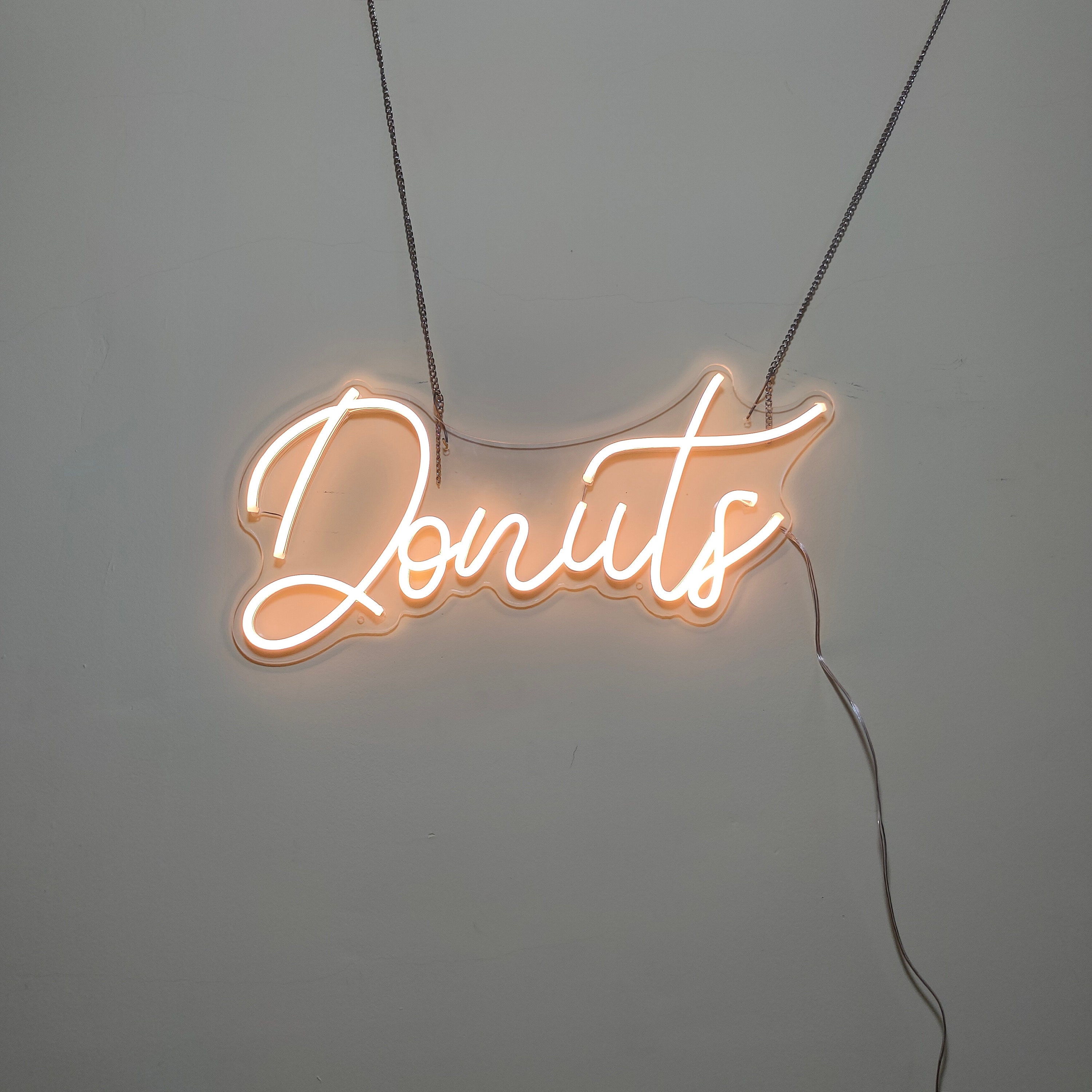 Neon Sign Custom Name Neon Light Donuts Neon Sign | Etsy