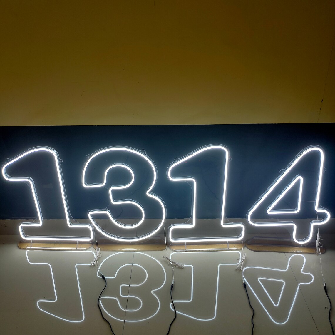 Neon Sign Custom Number 0-9 Flex LED Neon Light Home Baby | Etsy