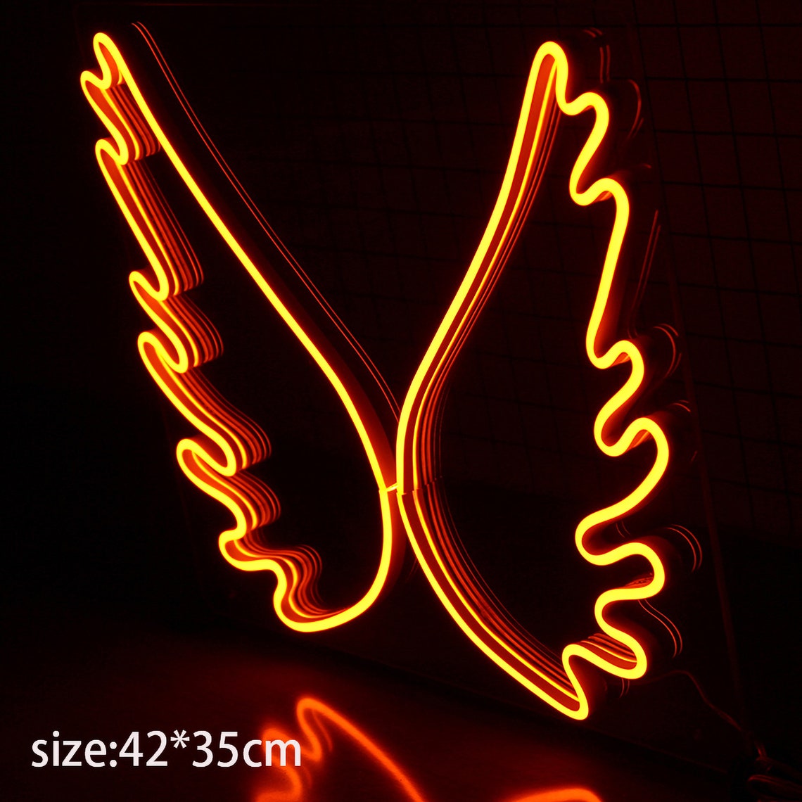 Аngel Wings Neon Sign / Halo Neon Sign Custom / Wedding Party - Etsy