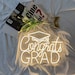 Neon Sign Custom Congrats Grad Neon Sign neon Sign Bar - Etsy