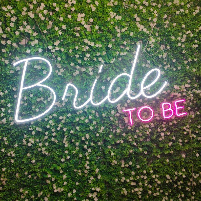 Custom Neon Sign Bride to Be Wedding Neon Sign Led Neon - Etsy