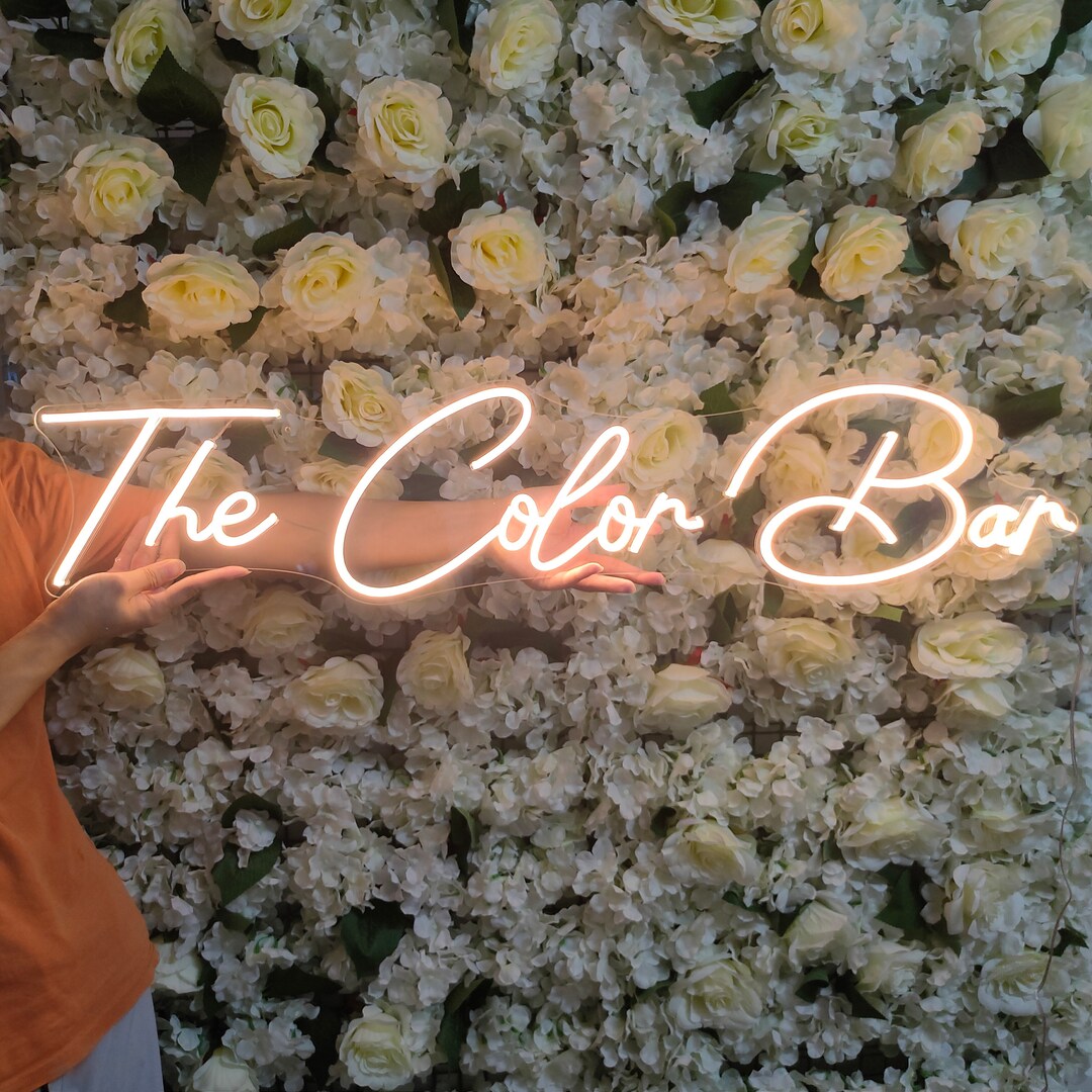 Neon Light Custom the Color Bar Sign Name Word 12v Flexible Led Strip ...
