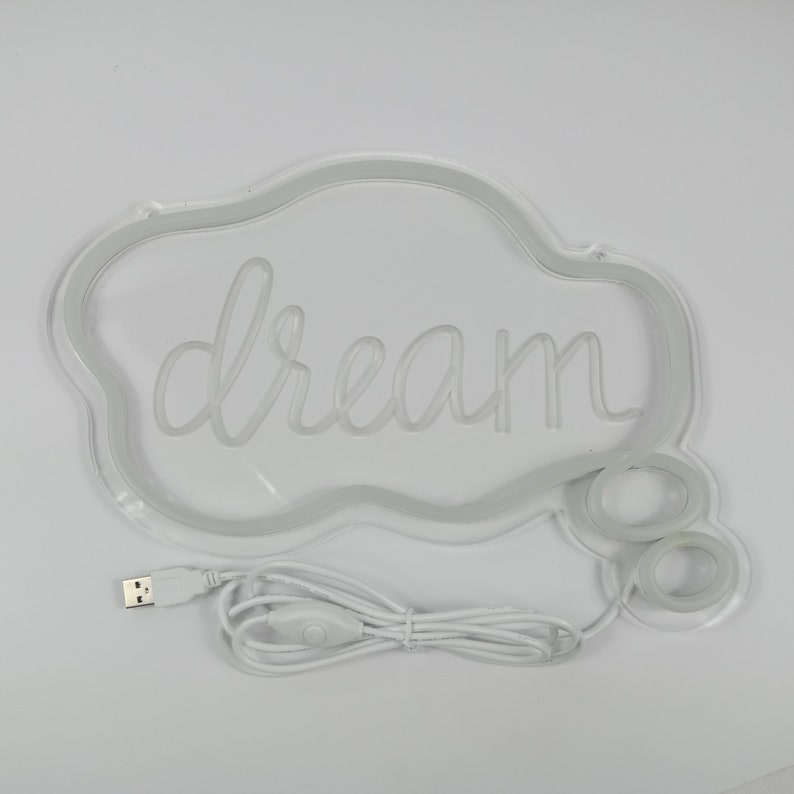 Custom Neon Sign Neon Desk Sign Sweet Dreams Neon Name - Etsy