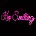 Custom Neon Sign Keep Smiling Neon Sign Wedding Neon Sign Customized ...