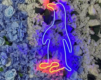 Penguin Neon Sign - Etsy
