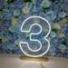 Neon Sign Custom Number 0-9 Flex LED Neon Light Home Baby - Etsy