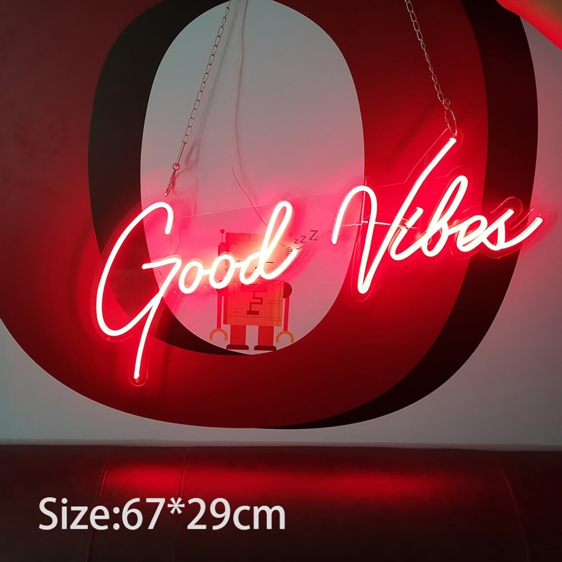 Good Vibes Neon Sign Lights Custom Hanging Party Room Bar Wall | Etsy