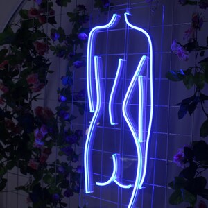 Custom neon sign flexible LED sexy woman's back Neon | Etsy