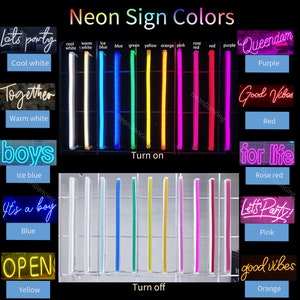 Neon Sign Happy Birthday Custom Neon Sign 50th Birthday Neon - Etsy